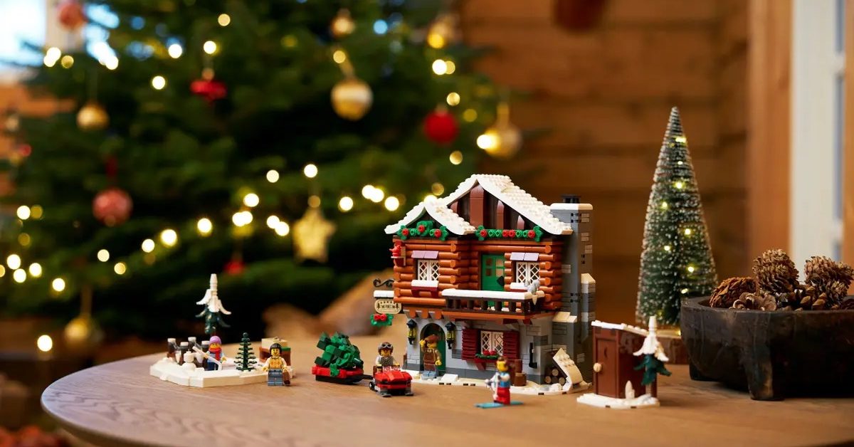Get Cozy with LEGO’s New Icons Winter Collection Alpine Lodge