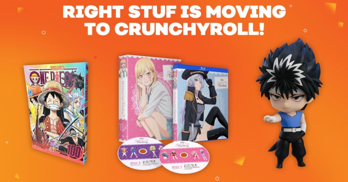 Crunchyroll Welcomes Right Stuf; Online Anime Store Expands in October