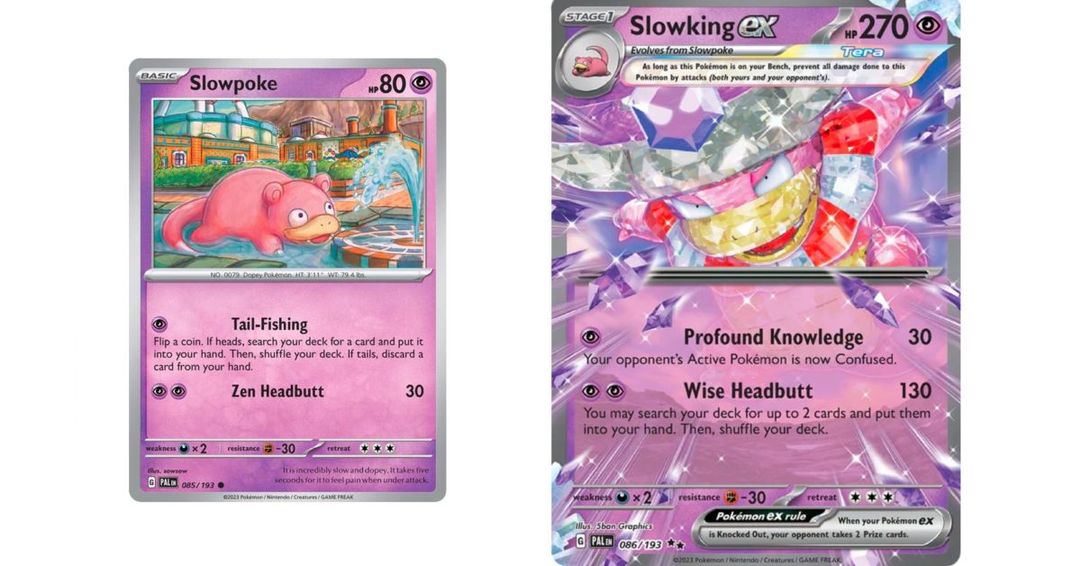 The Cards Of Pokémon TCG: Paldea Evolved Part 20: Tera Slowking Ex