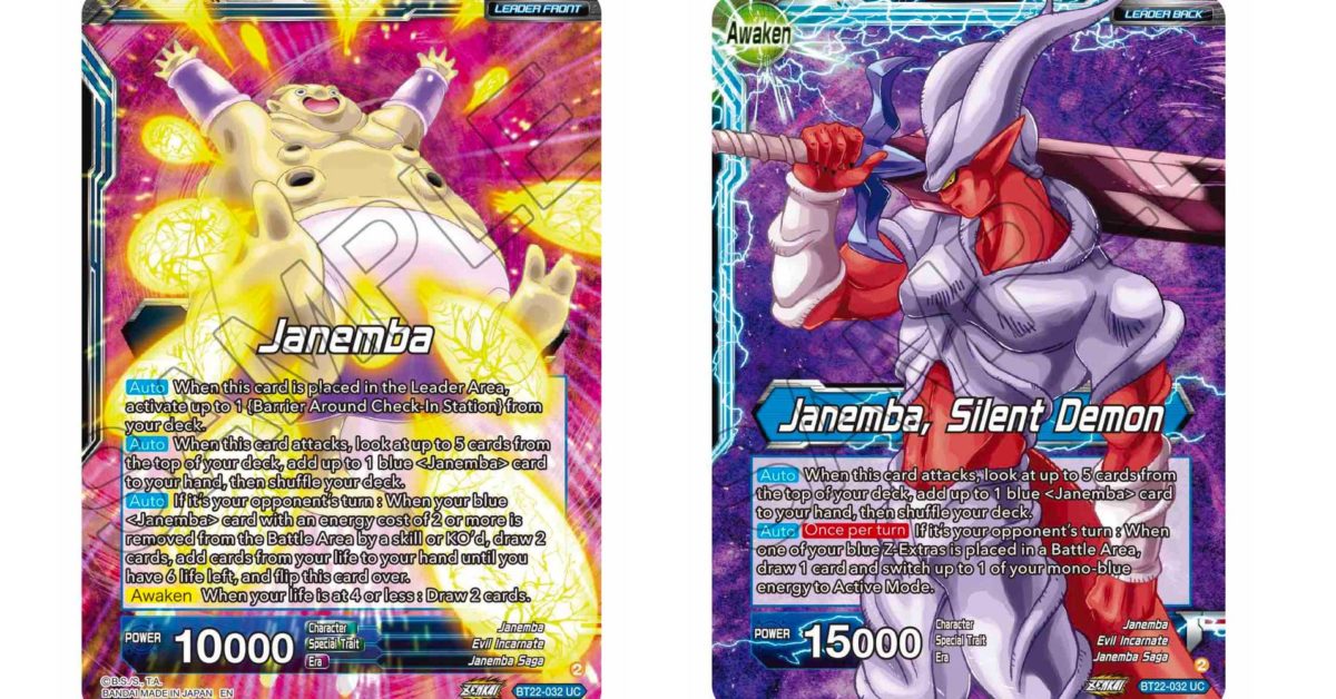 Dragon Ball Super Reveals Critical Blow: Janemba Leader