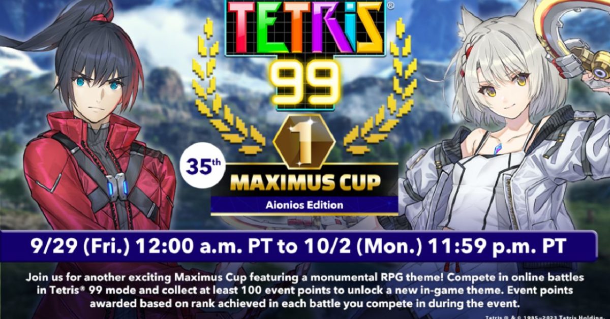 Xenoblade Chronicles 3 Is Coming To Tetris 99 For New Maximus Cup