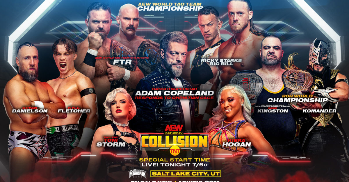 Aew Collision Preview Unlike Wwe Aew Takes The Slow Lane Tonight