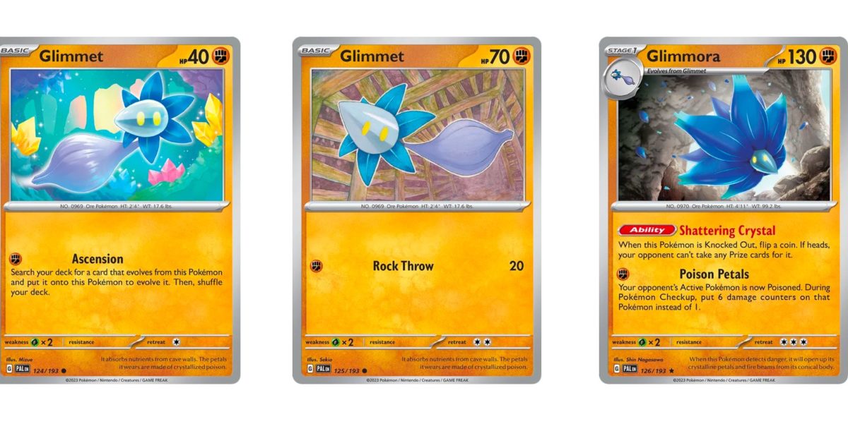 The Cards Of Pokémon TCG: Paldea Evolved Part 27: Glimmet Line