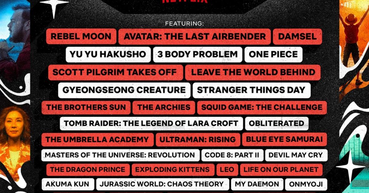 Geeked Week 2023 Poster: Avatar/Airbender, Umbrella Academy & More