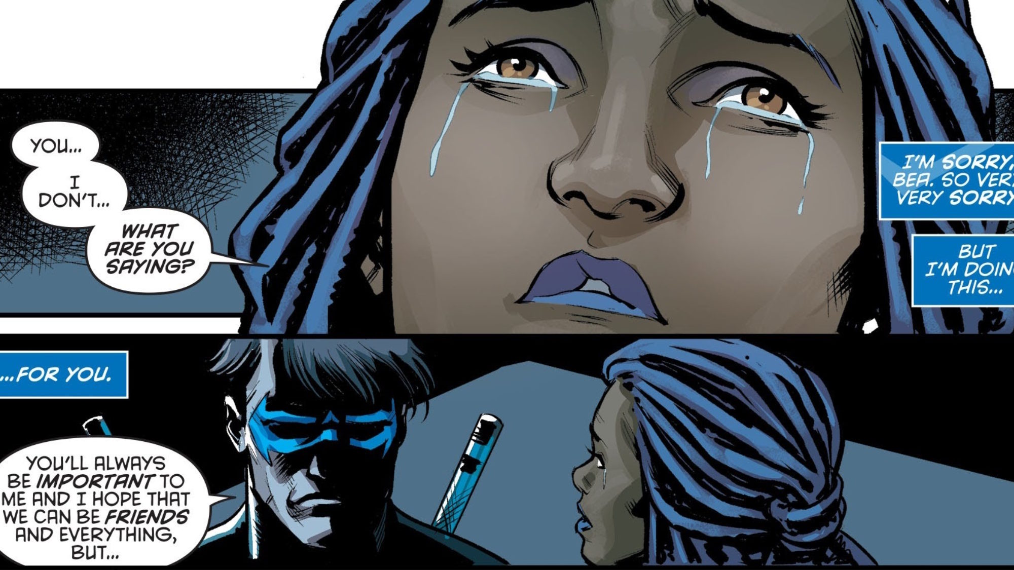 Dick Grayson Vs Bea Vs Barbara Gordon in Nightwing #108 (Spoilers)