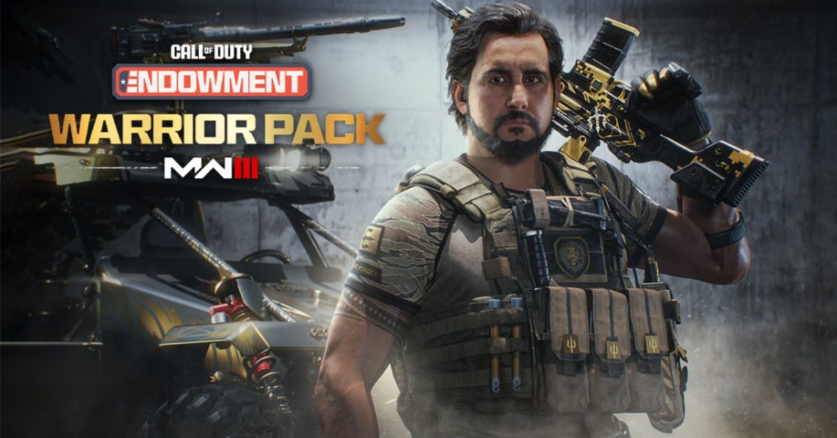 Call Of Duty Endowment Reveals Modern Warfare III Warrior Pack