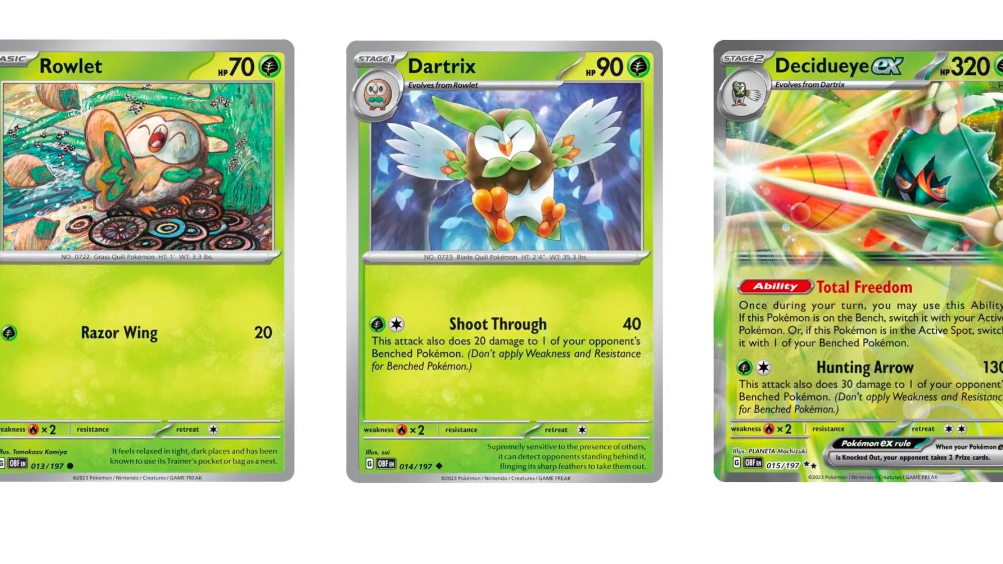 The Cards Of Pokémon TCG: Obsidian Flames Part 1: Decidueye ex