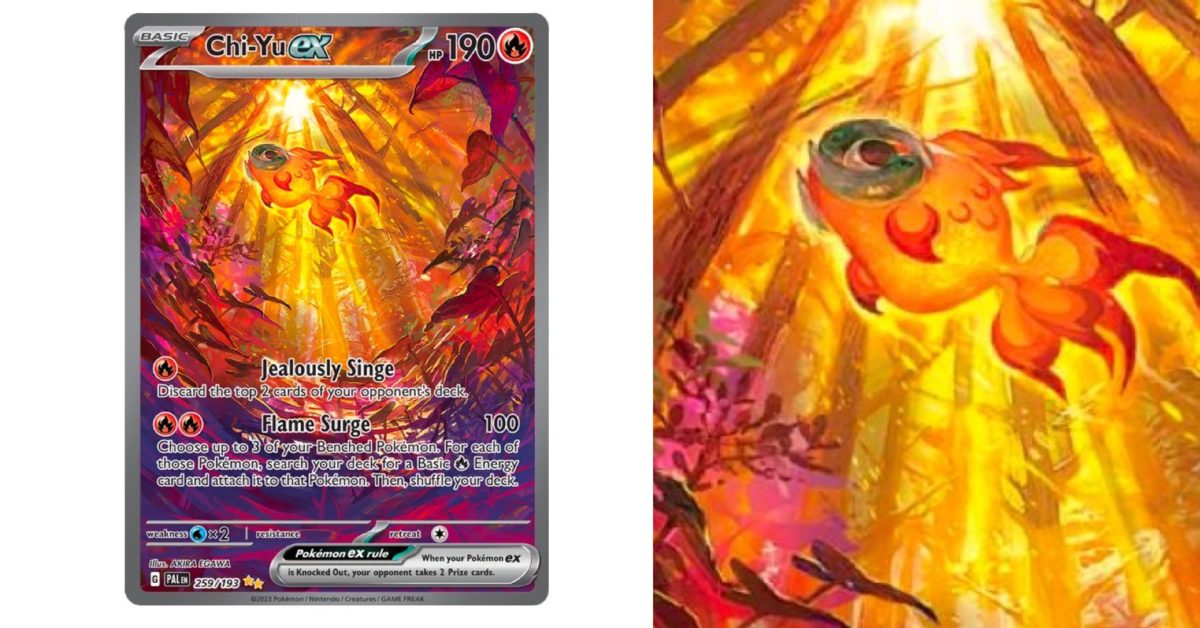 The Cards Of Pokémon TCG: Paldea Evolved Part 62: Chi-Yu Illustration