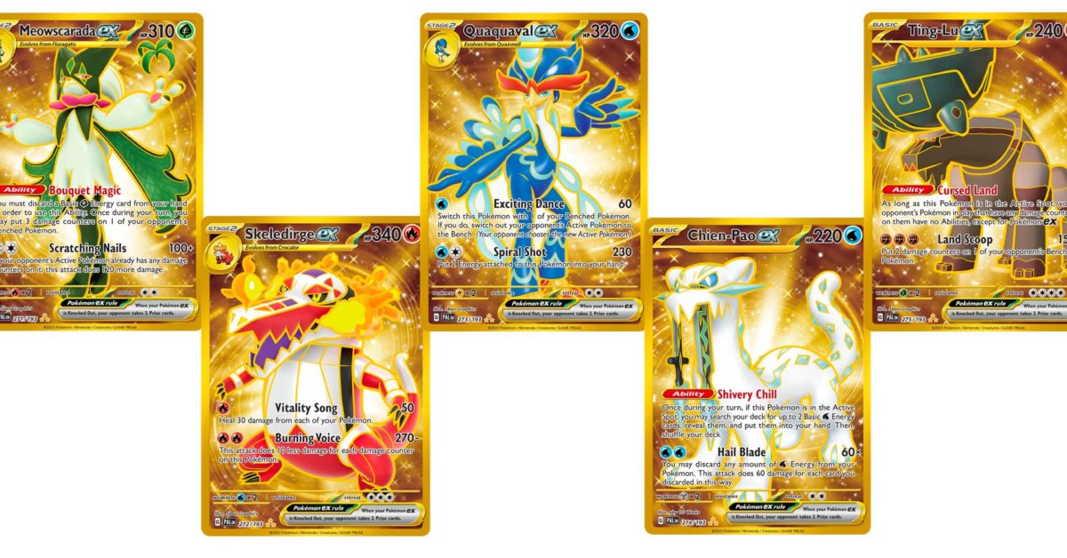 The Cards Of Pokémon TCG: Paldea Evolved Part 69: Gold Pokémon