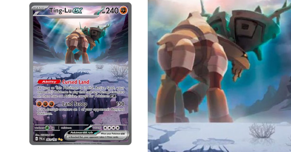 Cards Of Pokémon TCG: Paldea Evolved Part 64: Ting-Lu Illustration
