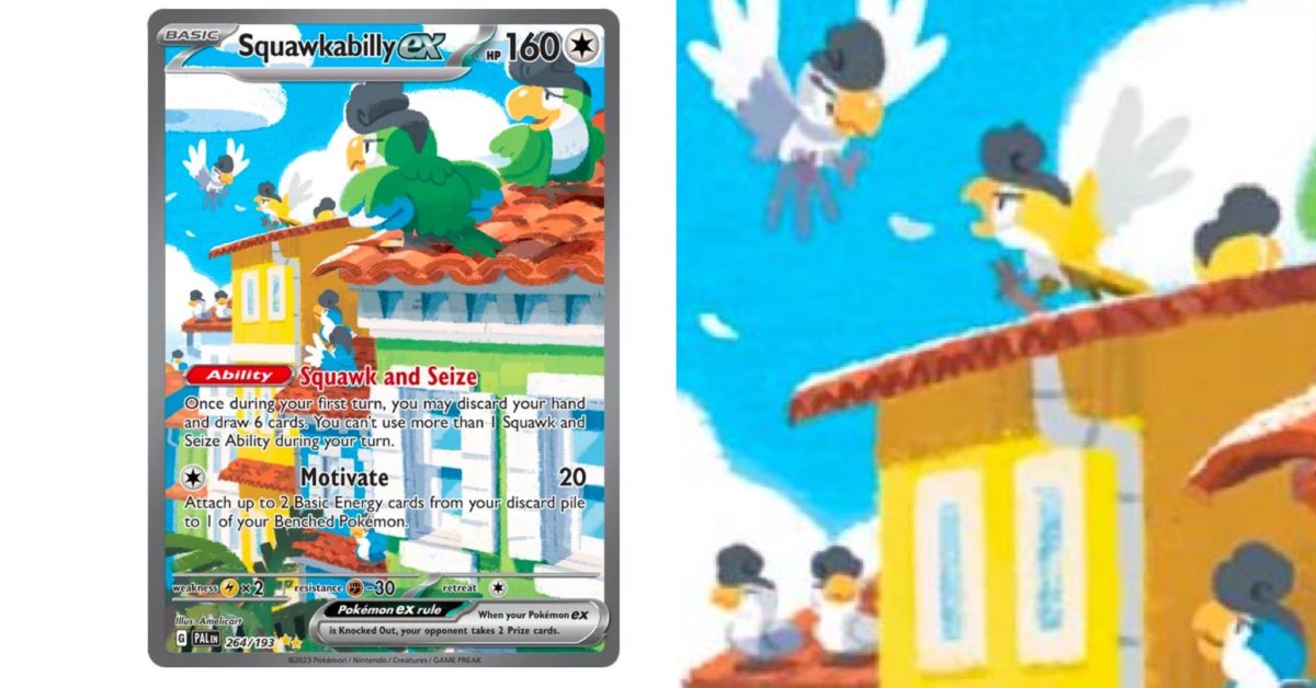 Cards Of Pokémon TCG: Paldea Evolved Pt 65: Squawkabilly Illustration