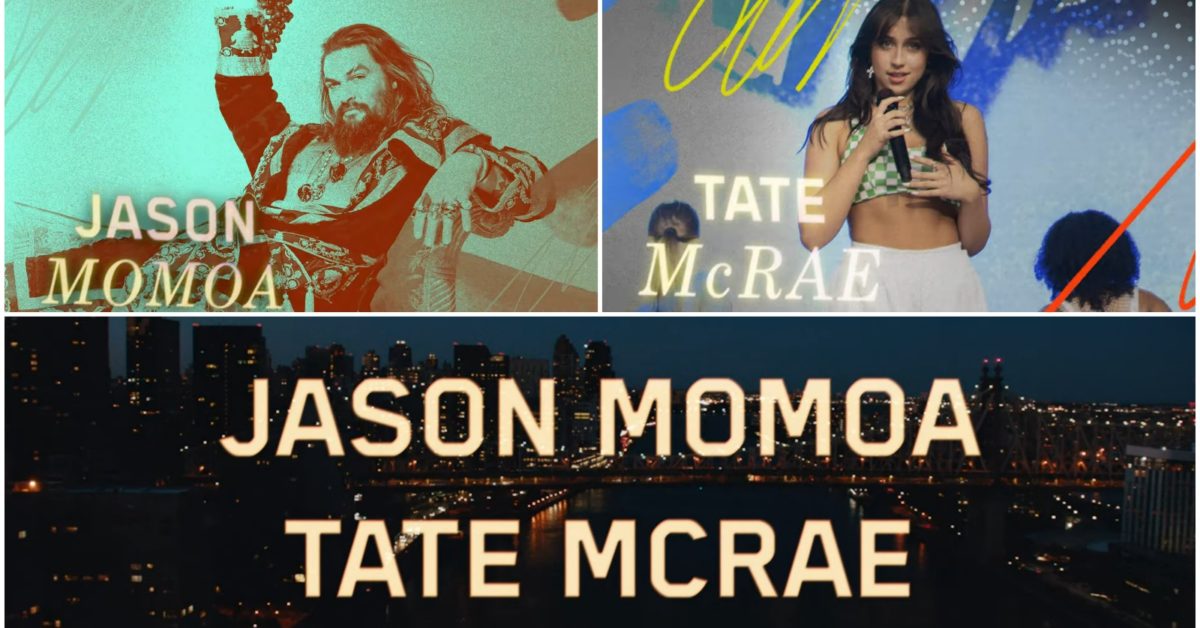 Saturday Night Live: Jason Momoa, Tate McRae Get Their SNL Welcome