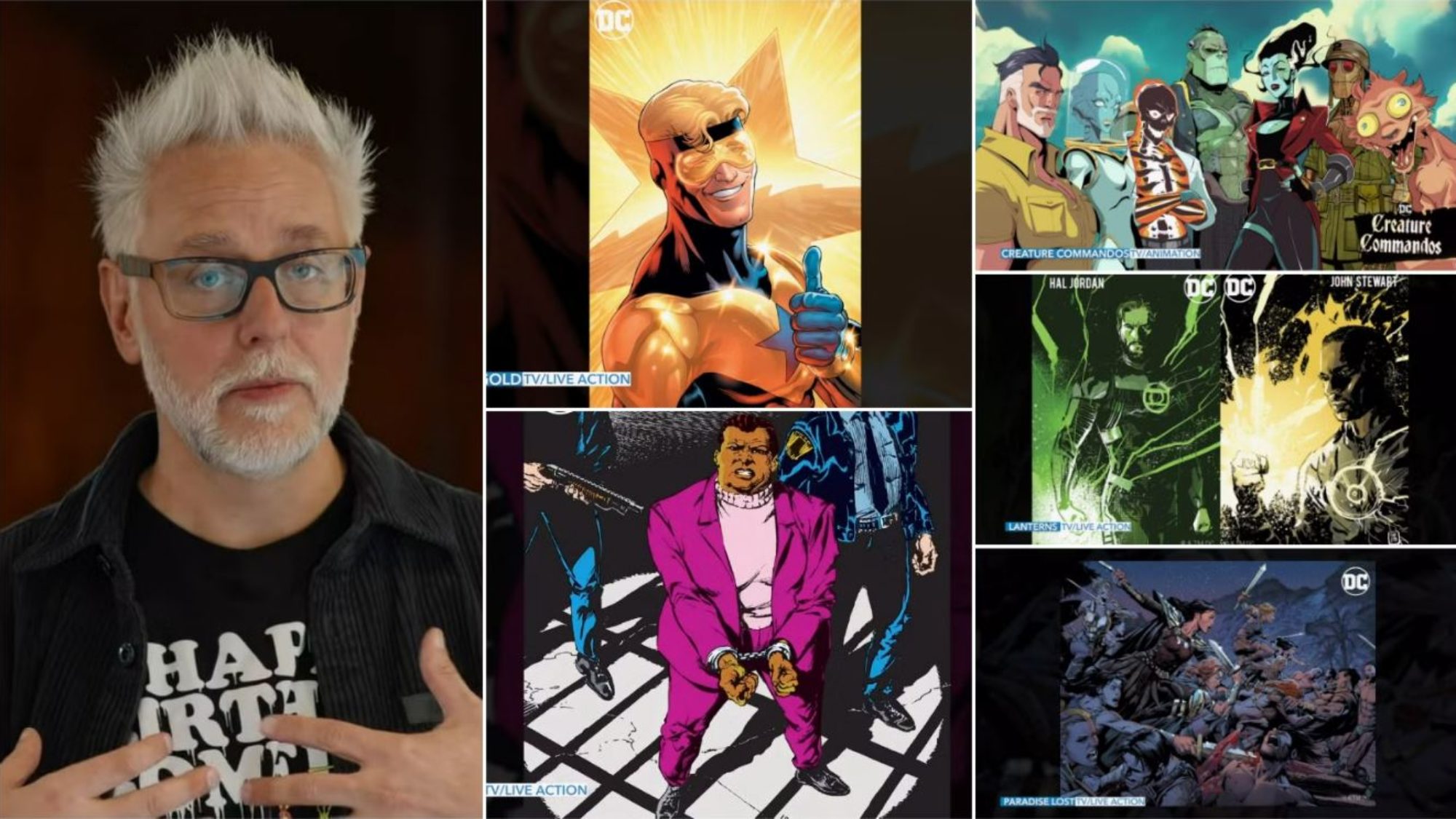 James Gunn on DCU Projects In Production; "In Development" Difference