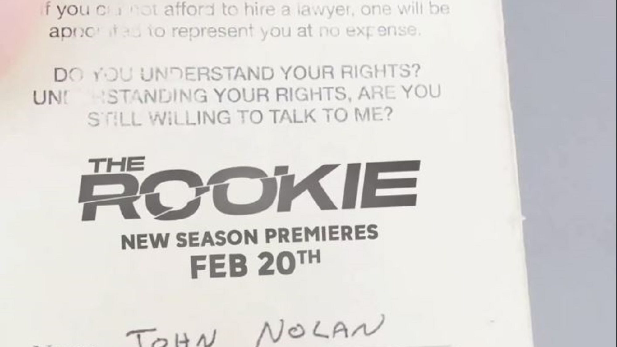 The Rookie S06: Eric Winter Shares BTS Video: "Band is Back Together"