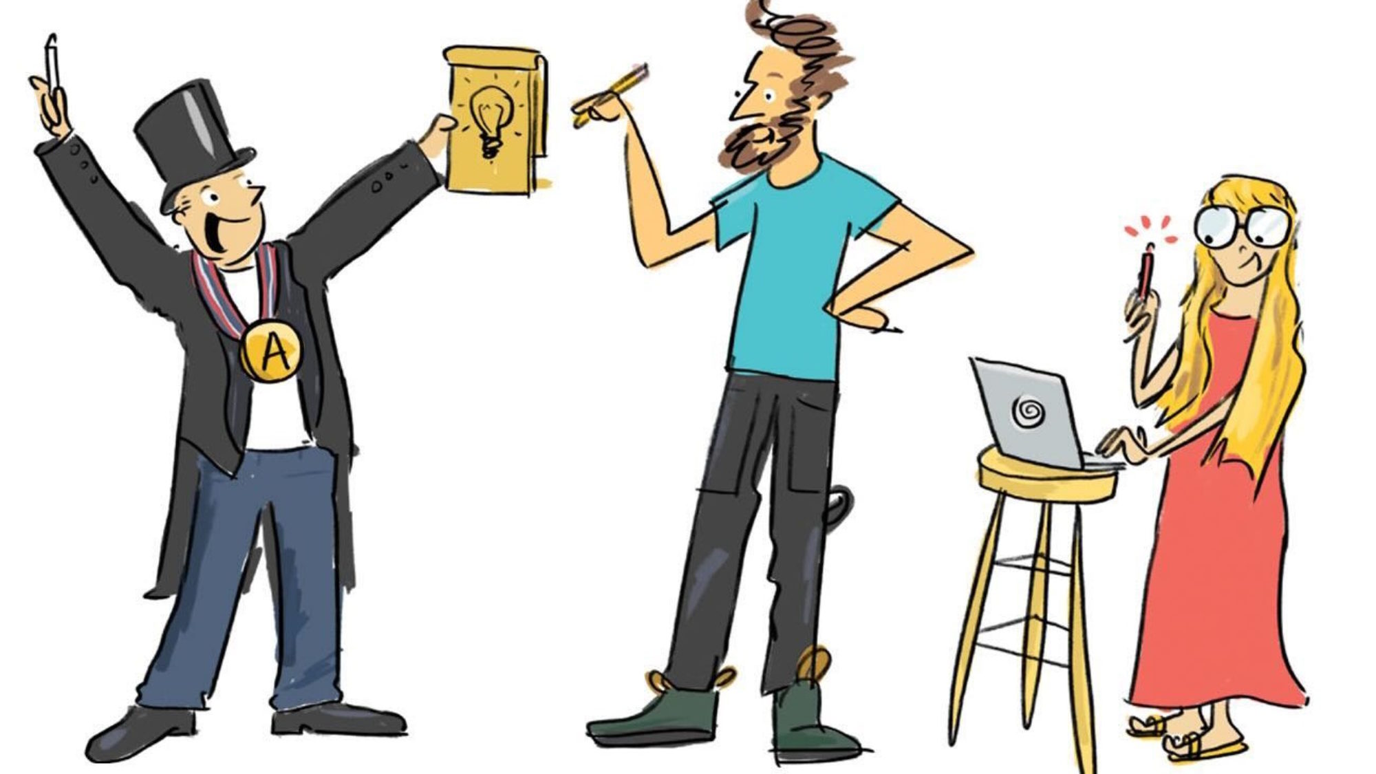 Jon Scieszka & Steven Weinberg Tell You How to Write & Draw Anything