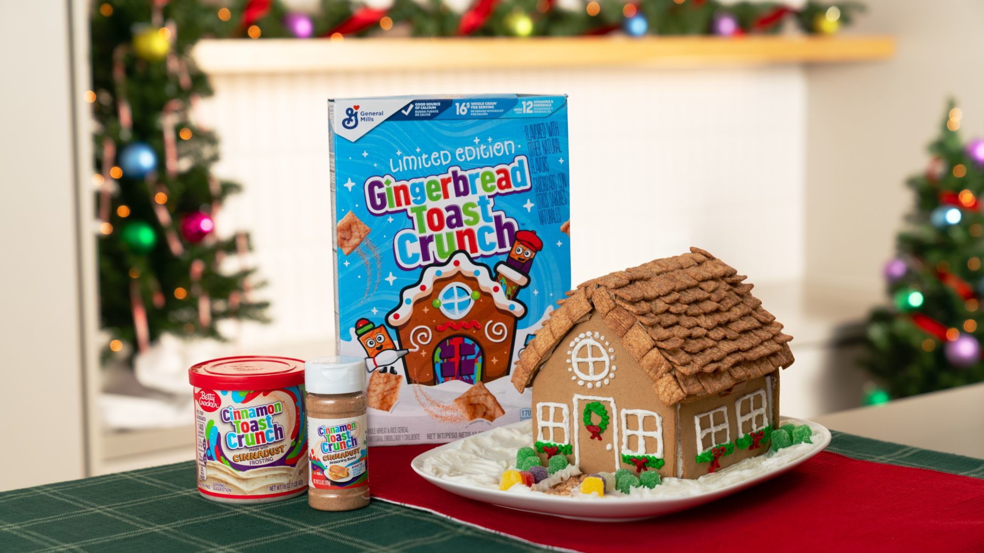 General Mills Releases Gingerbread Toast Crunch House Kit