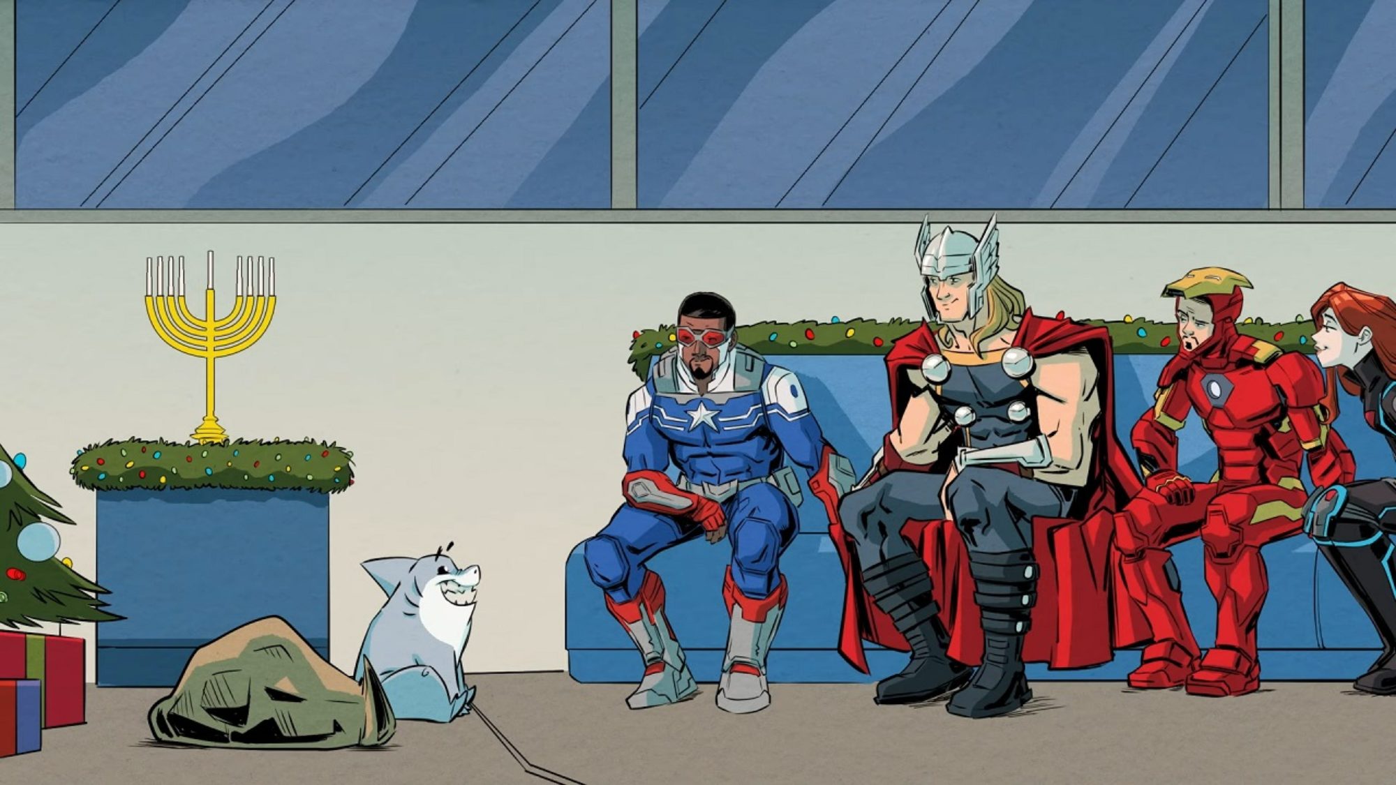 It’s Jeff & The Avengers: Land Shark Makes Marvel HQ Animated Debut