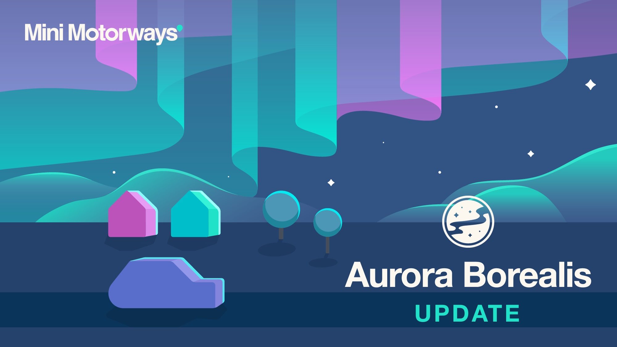 Mini Motorways Releases New Aurora Borealis Update