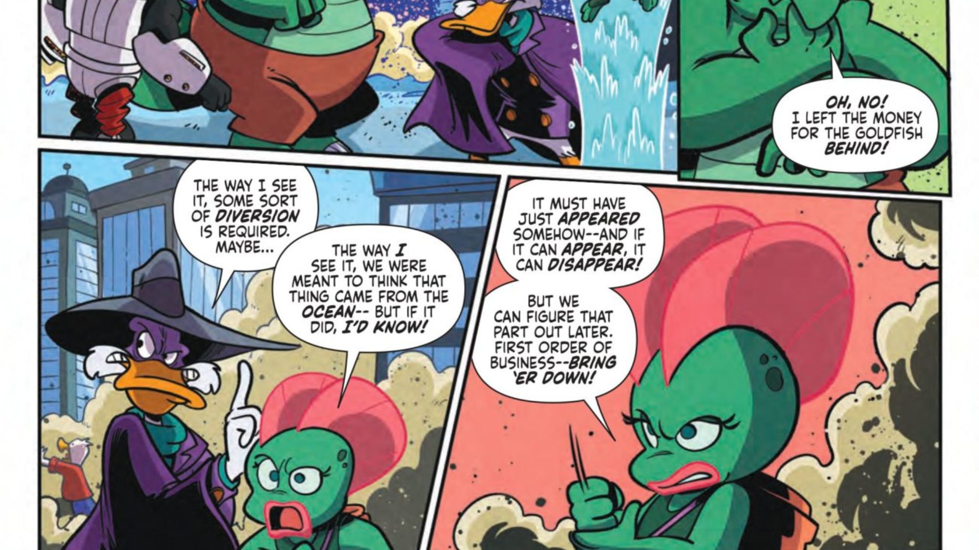 Justice Ducks #1 FOC Preview: Alien Invasion? Duck For Cover!