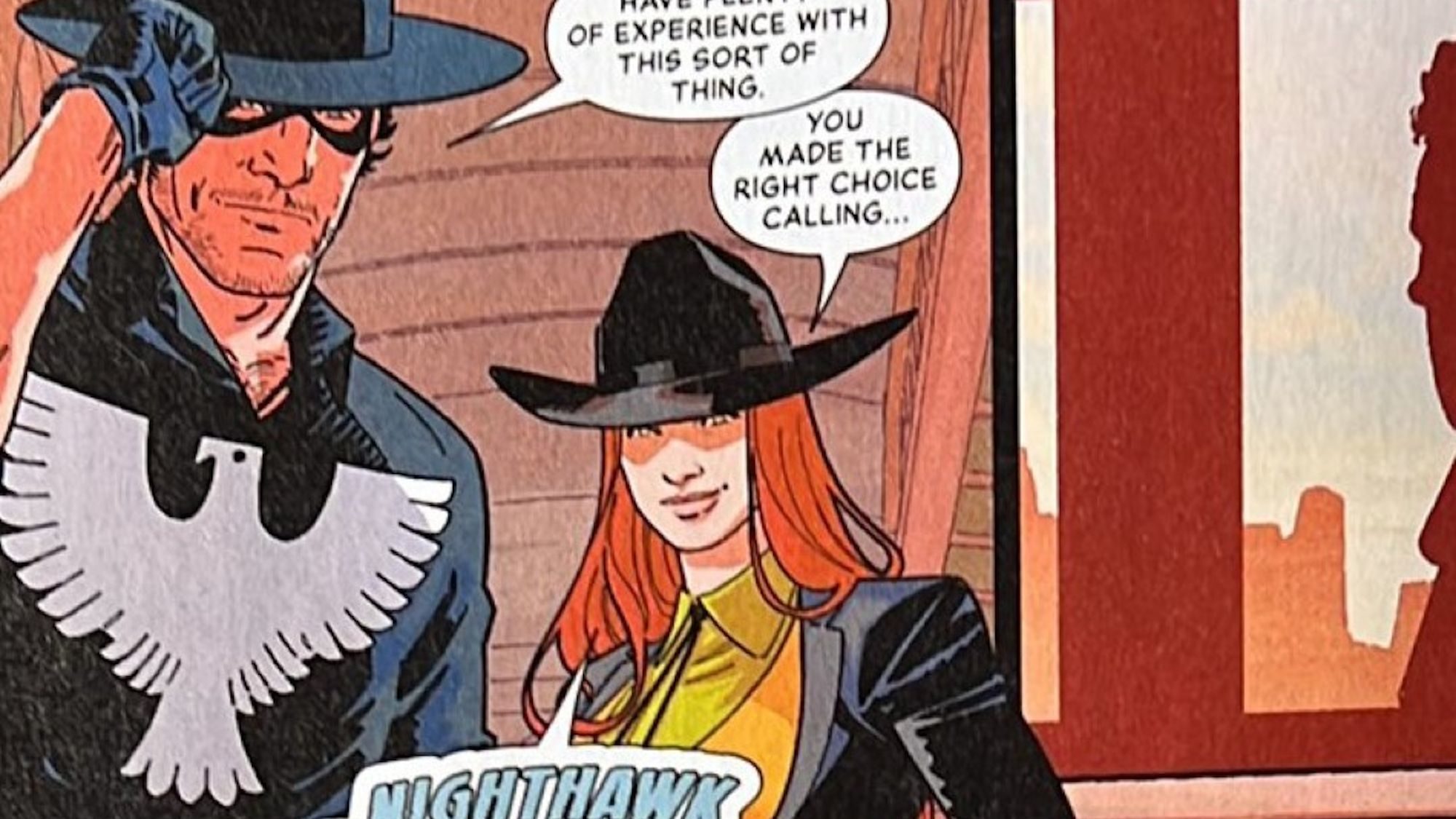 The Return Of Nighthawk, Cinnamon And Hawkgirl's Mace (Spoilers)