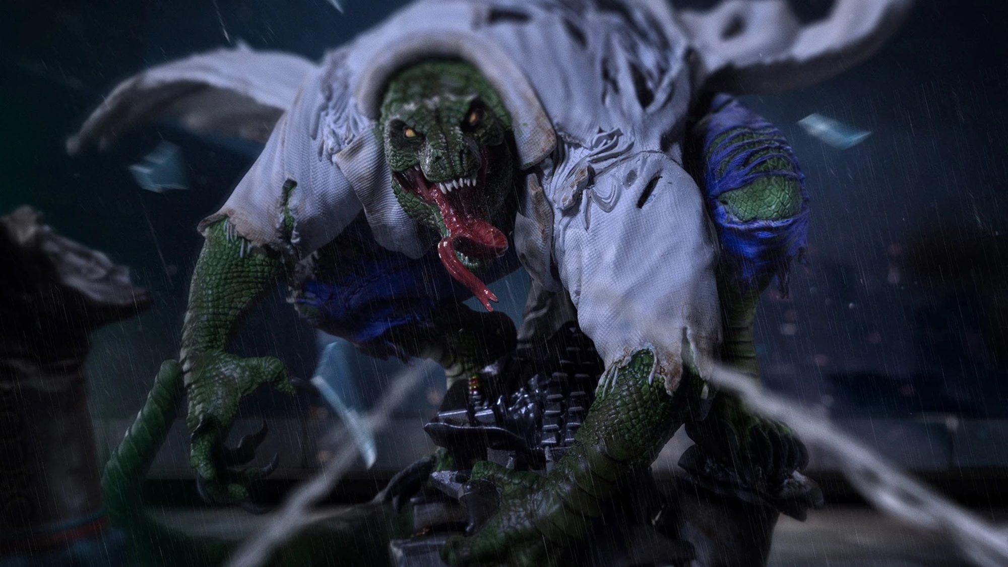 Spider-Man vs. Villains The Lizard Diorama Revealed by Iron Studios