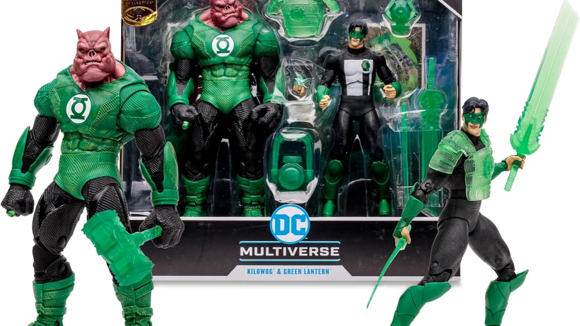 McFarlane Debuts Gold Label Green Lantern: Kilowog & Rayner 2-Pack