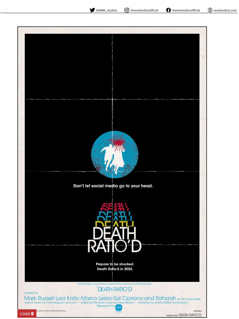 Death Ratio'd News, Rumors and Information - Bleeding Cool News Page 1