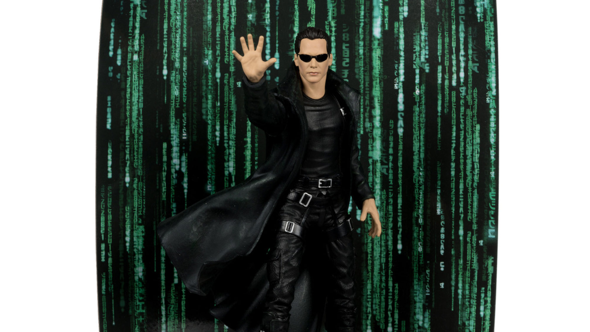 The One Has Arrived at McFarlane Toys with Neo from The Matrix