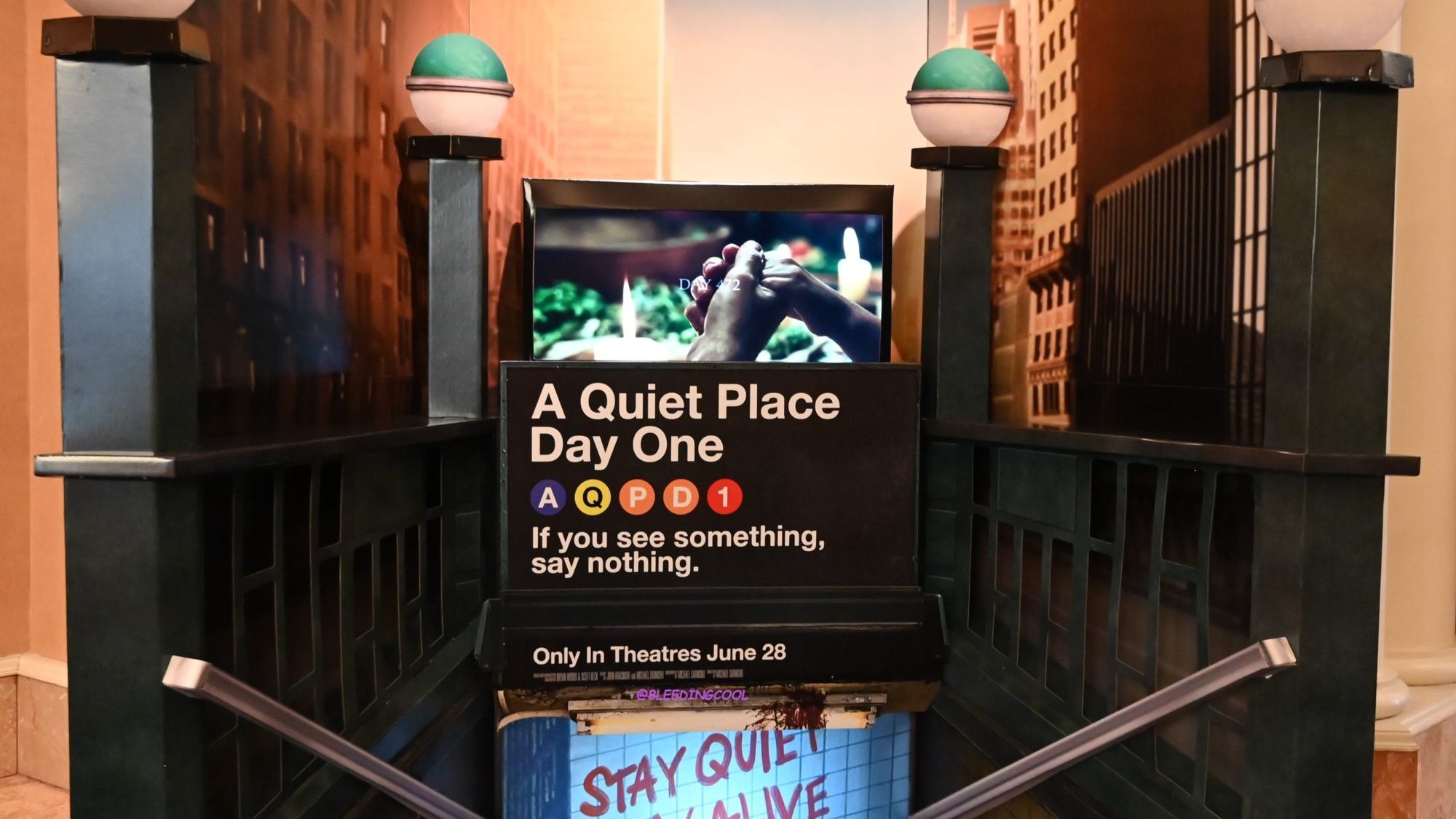 The A Quiet Place: Day One Standee At CinemaCon Rules