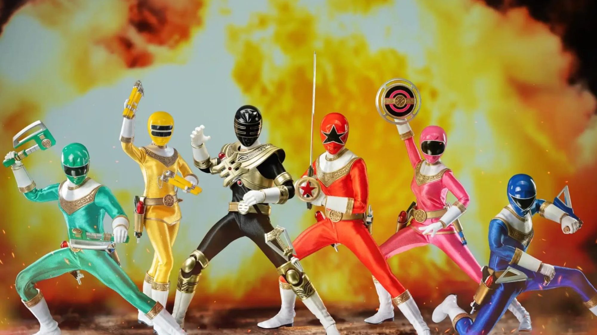 Power Rangers Zero Gold Ranger FigZero Revealed by threezero