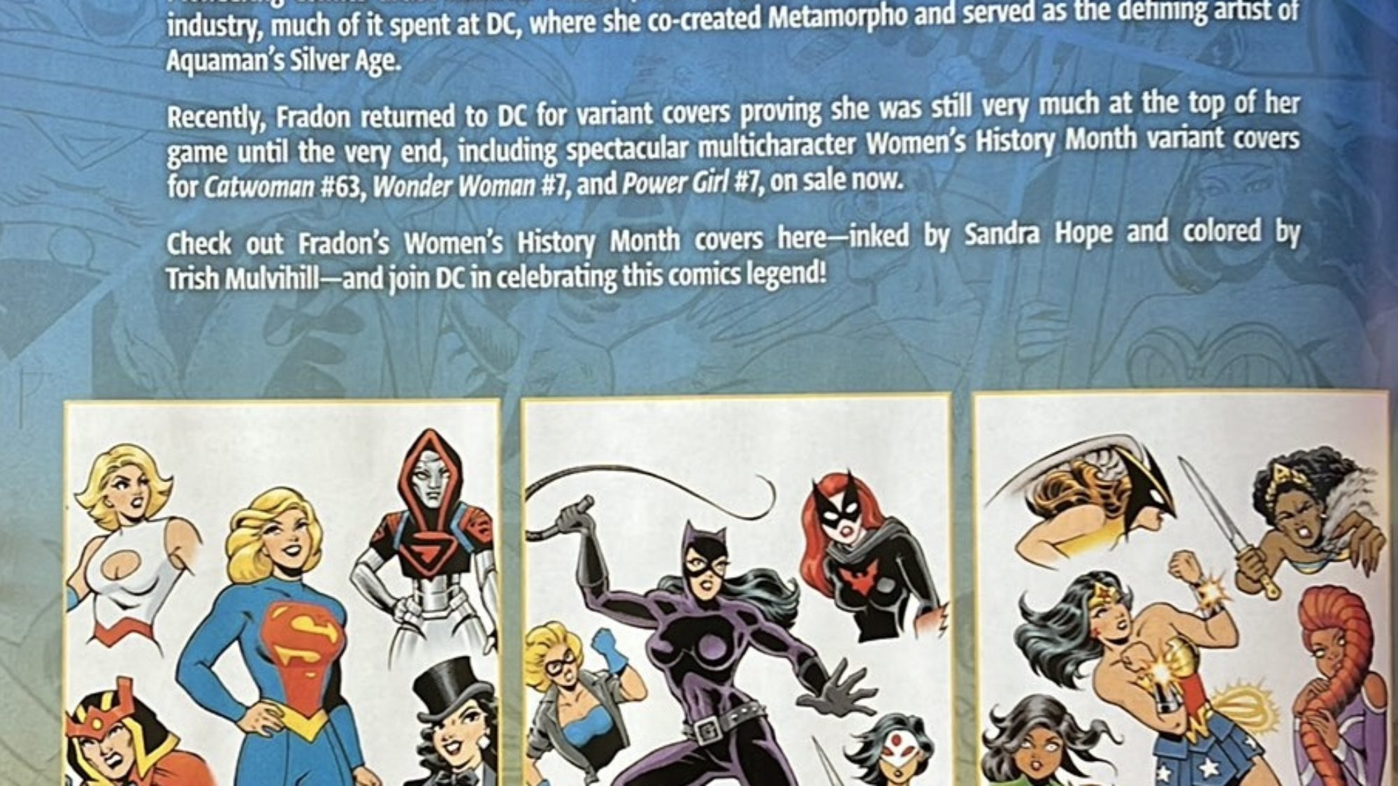 DC Pays Tribute To Ramona Fradon In Today's Comics