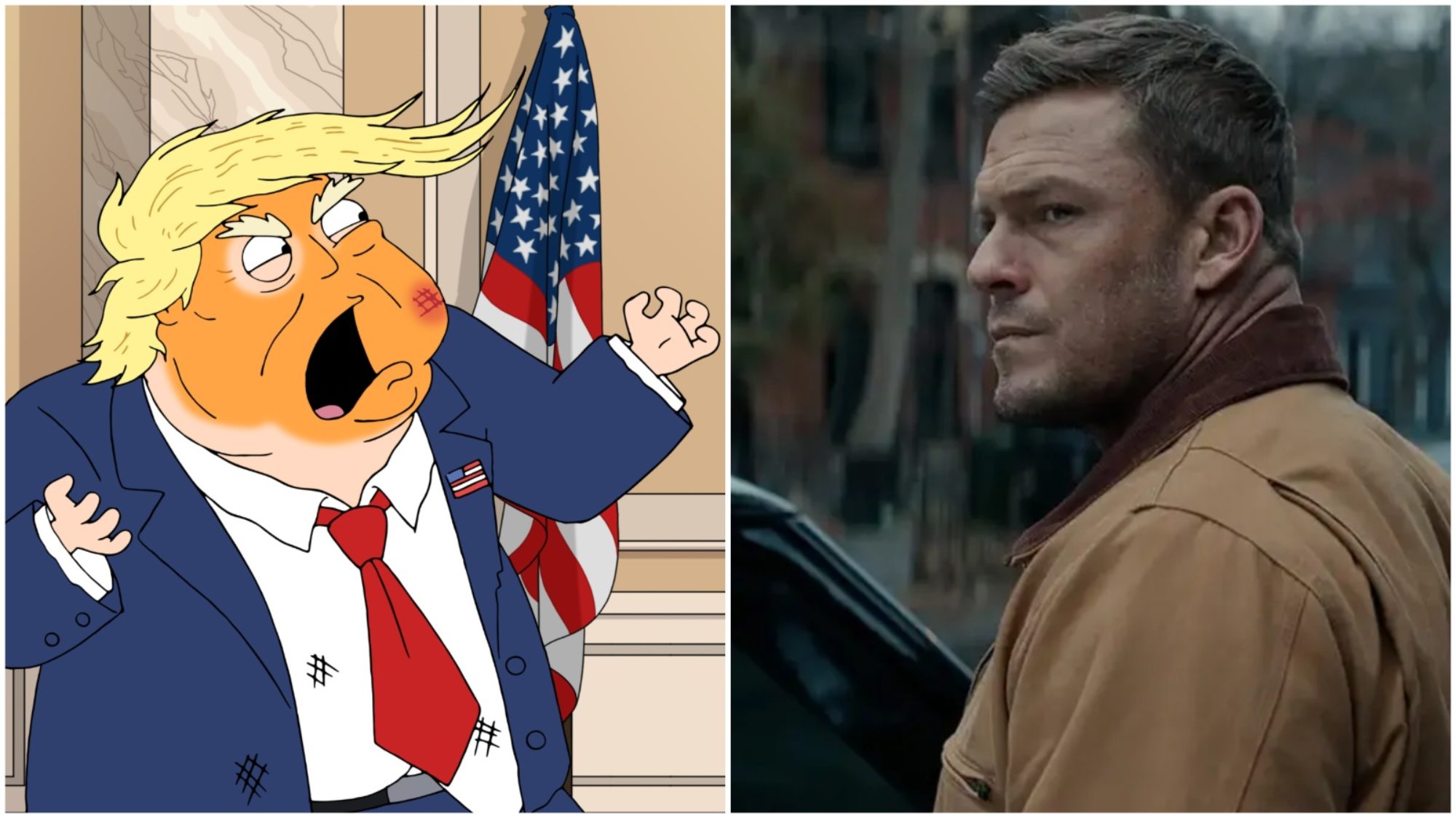 Reacher: Alan Ritchson on "Repulsive" Christians & "Con Man" Trump