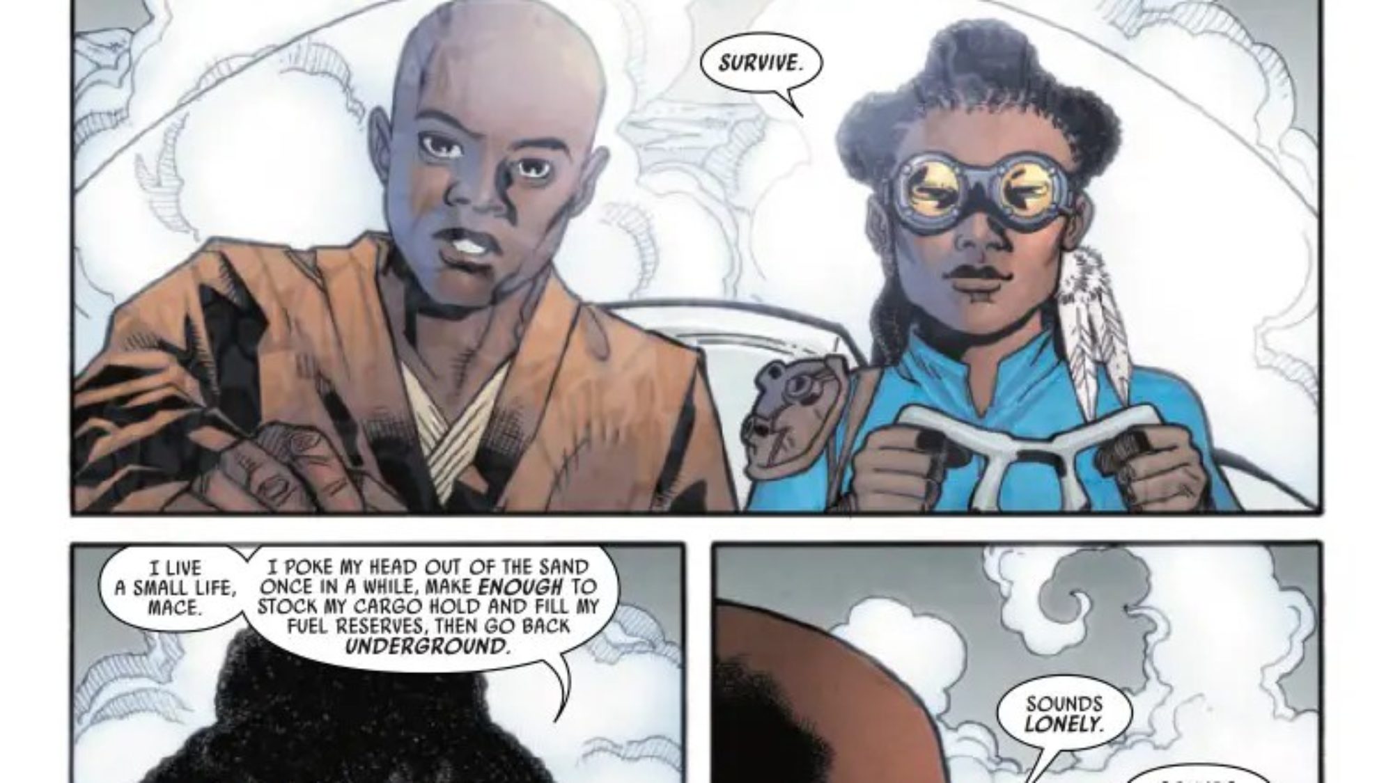 Star Wars: Mace Windu #3 Preview: Jedi on the Run