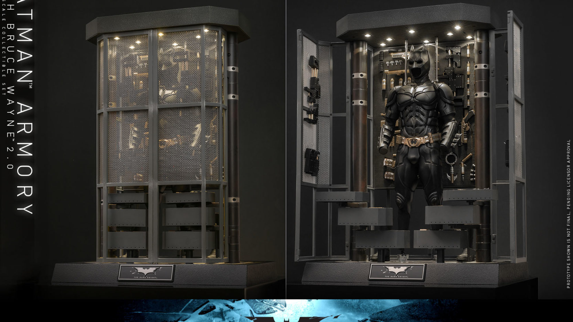 Hot Toys Unveils The Dark Knight Batman Armory and Bruce Wayne Set
