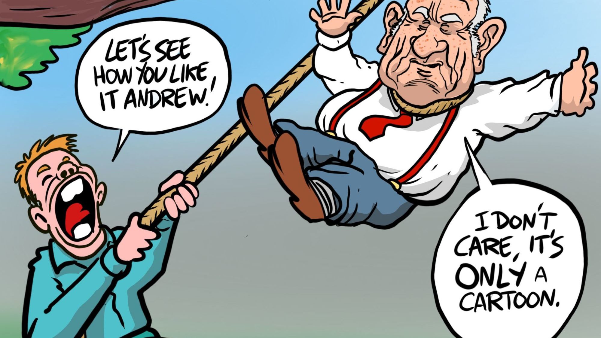 Paul Brookes, A Cartoon, Andrew Neil And Scottish Nationalists