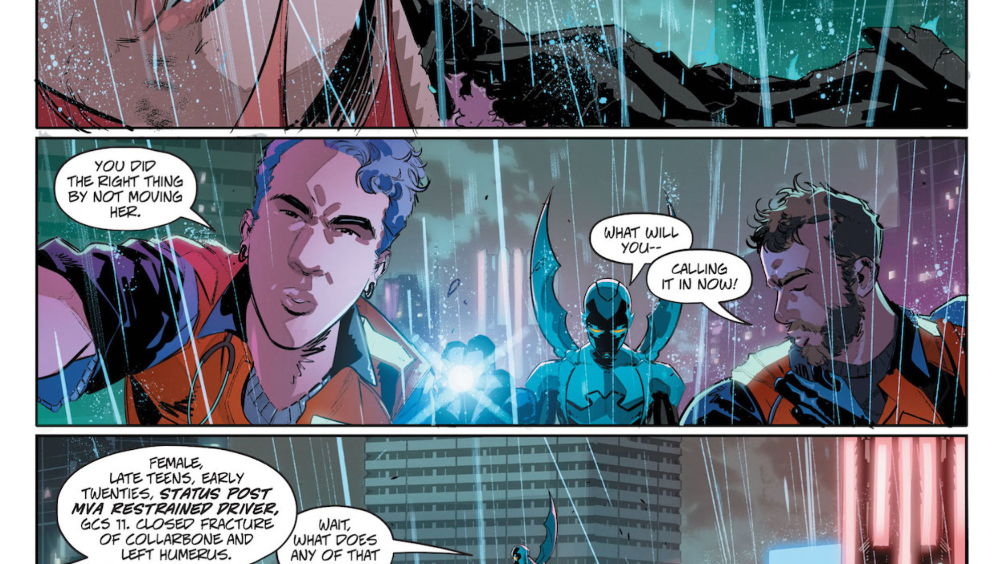 Blue Beetle #10 Preview: Victoria's Tech Terror Unleashed