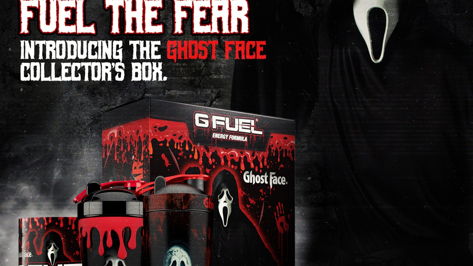 G Fuel x Ghost Face Limited Edition Collector's Box