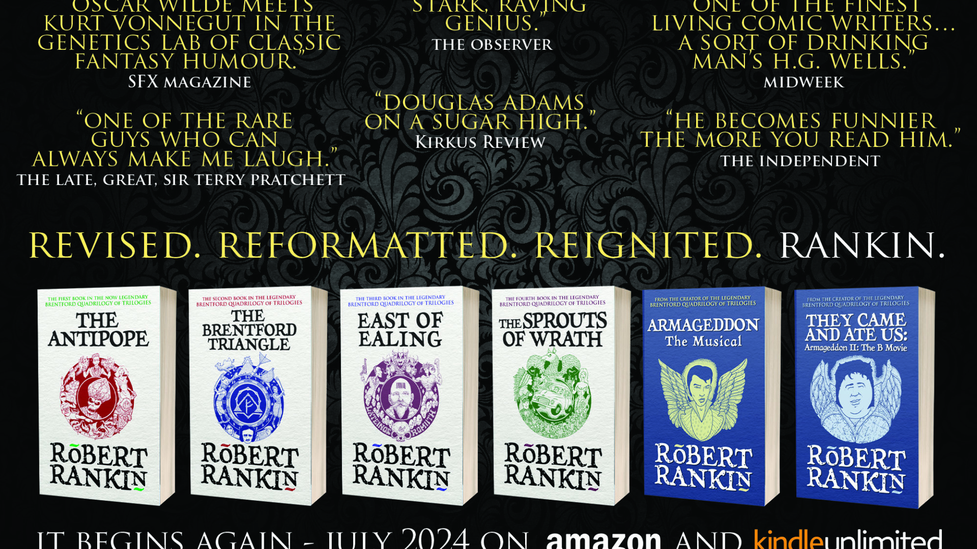 Robert Rankin Fantasy Novels Get E-Book Revival With Hooded Man Media