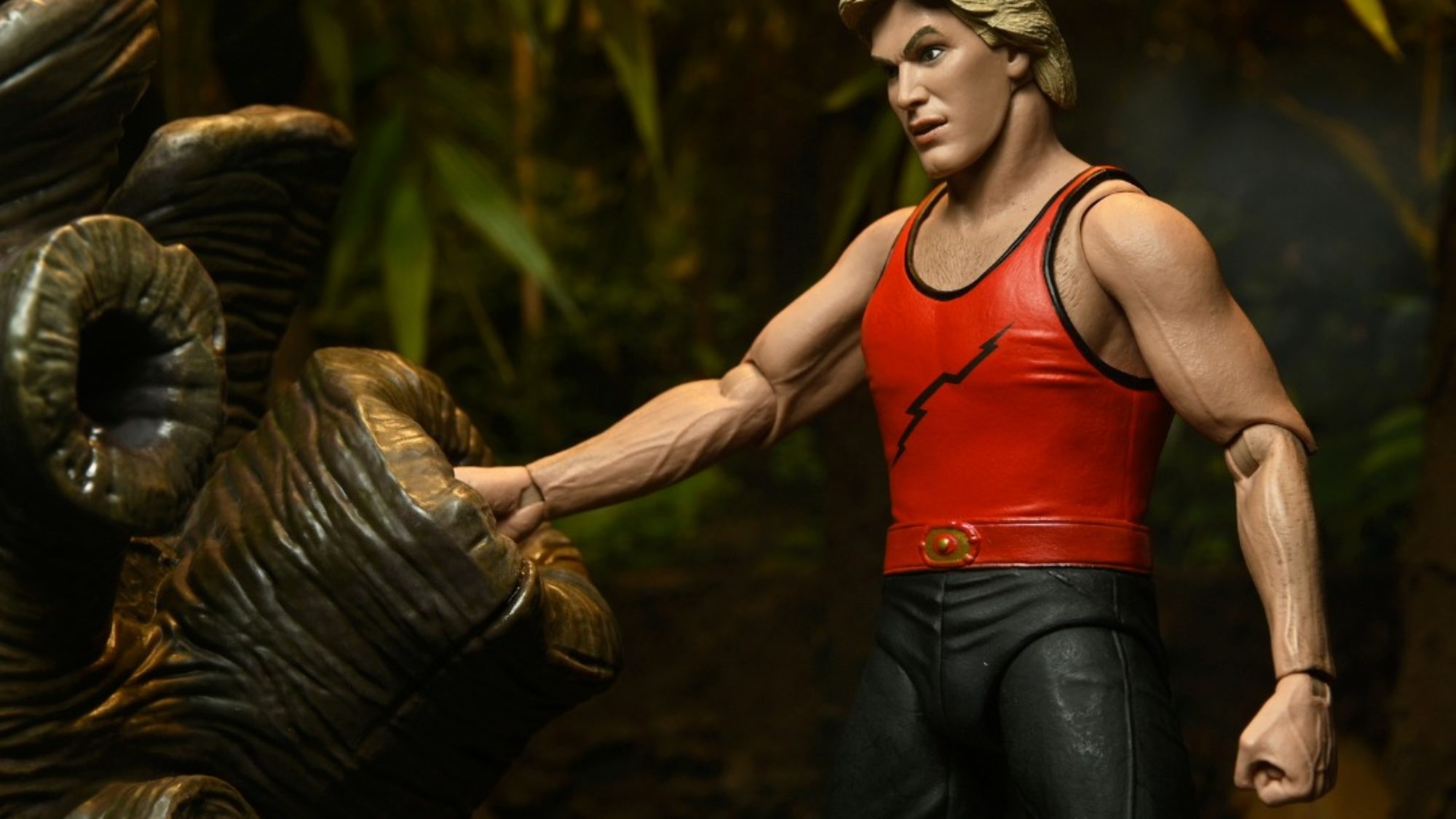 NECA Unveils New SDCC 2023 Wood Beast Challenge Flash Gordon