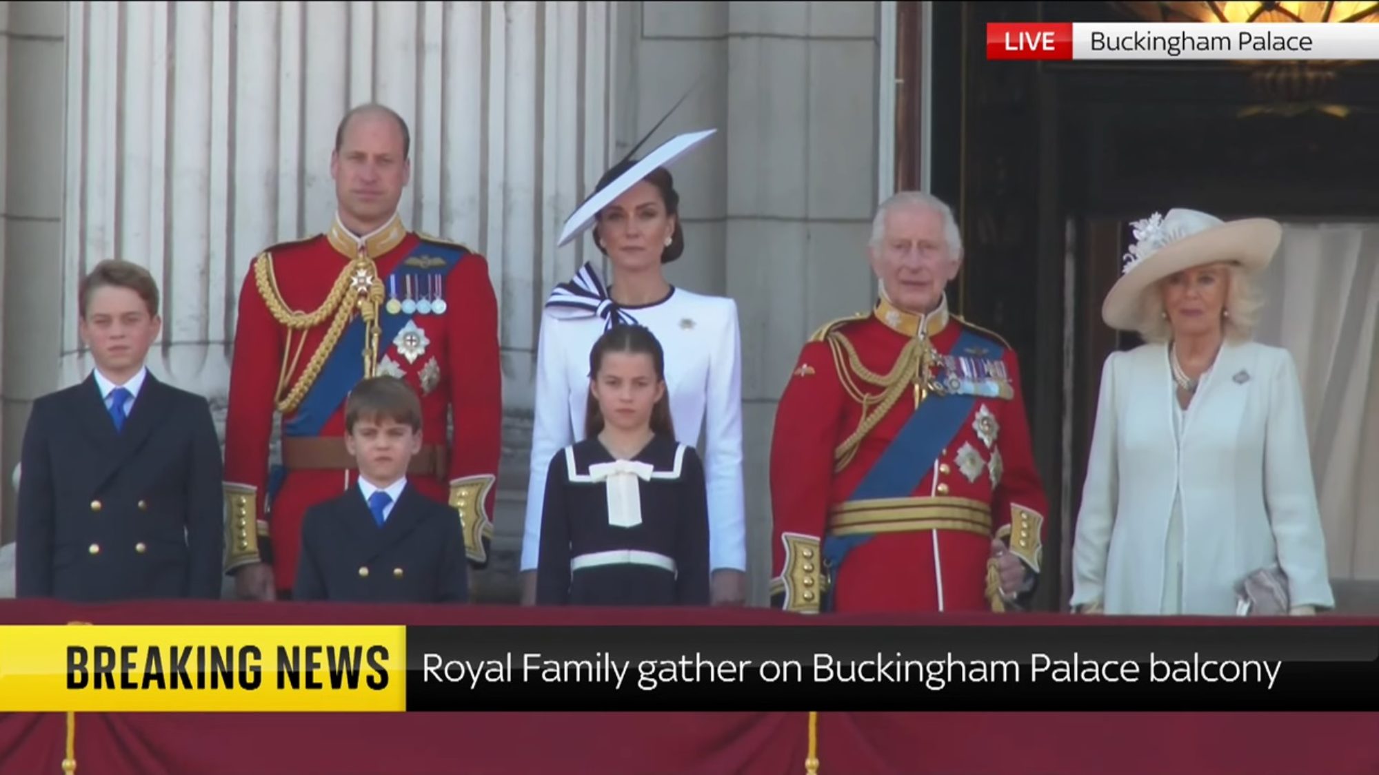 Kate Middleton Makes Public Return for King Charles' Birthday Parade