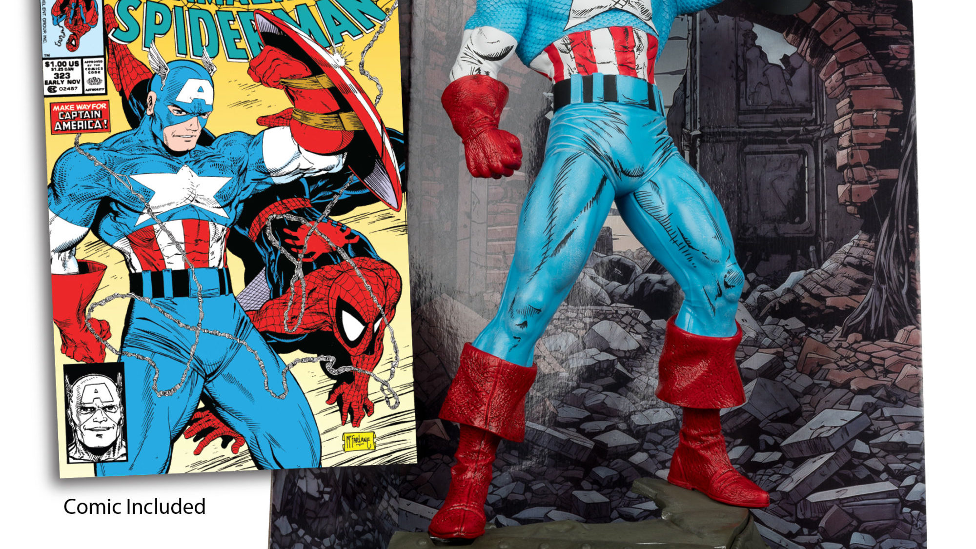 Captain America Lets Freedom Ring with New McFarlane Marvel 1:6 Statue