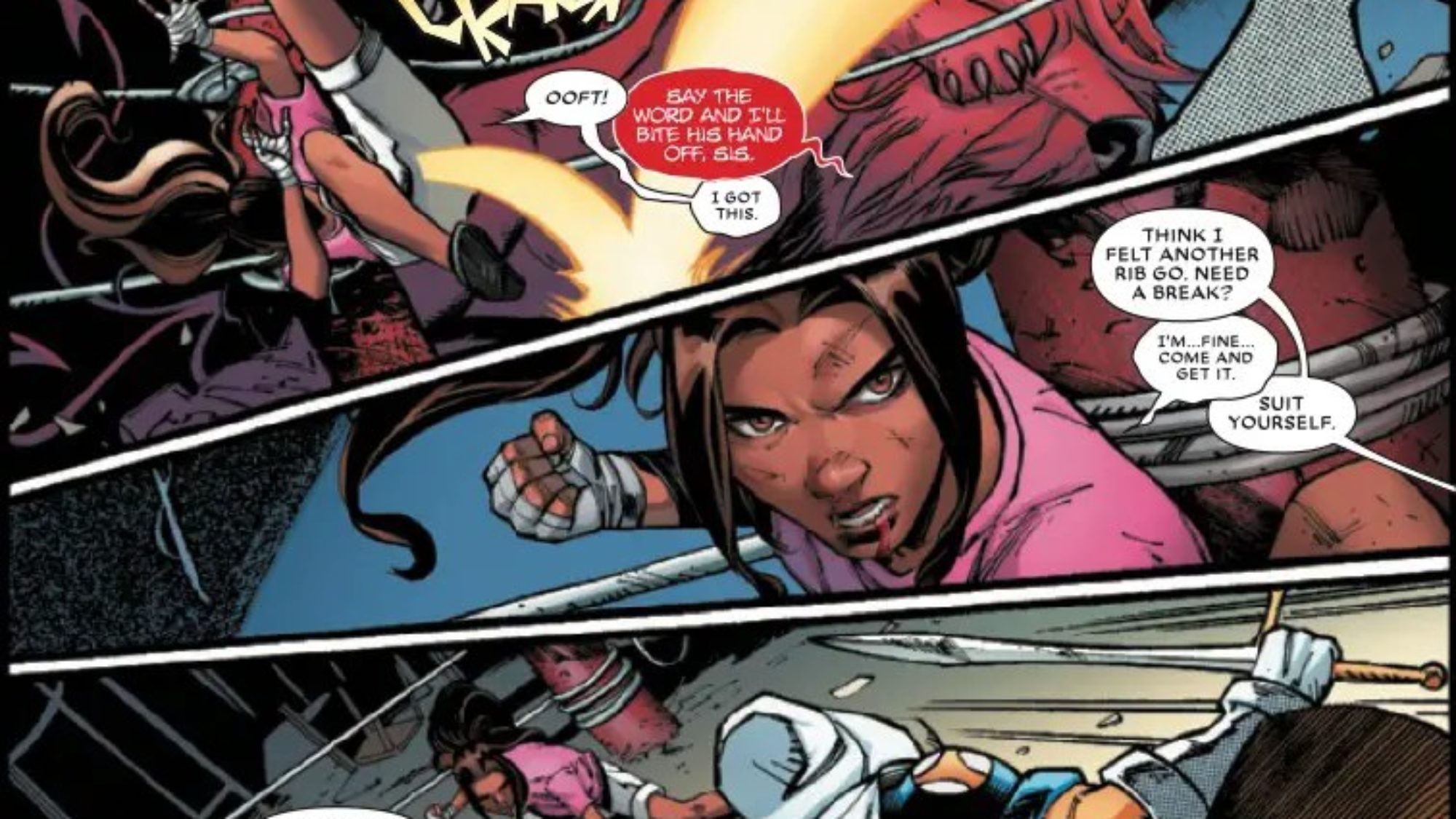 Deadpool #4 Preview: Death Grip Showdown? Cue Montage
