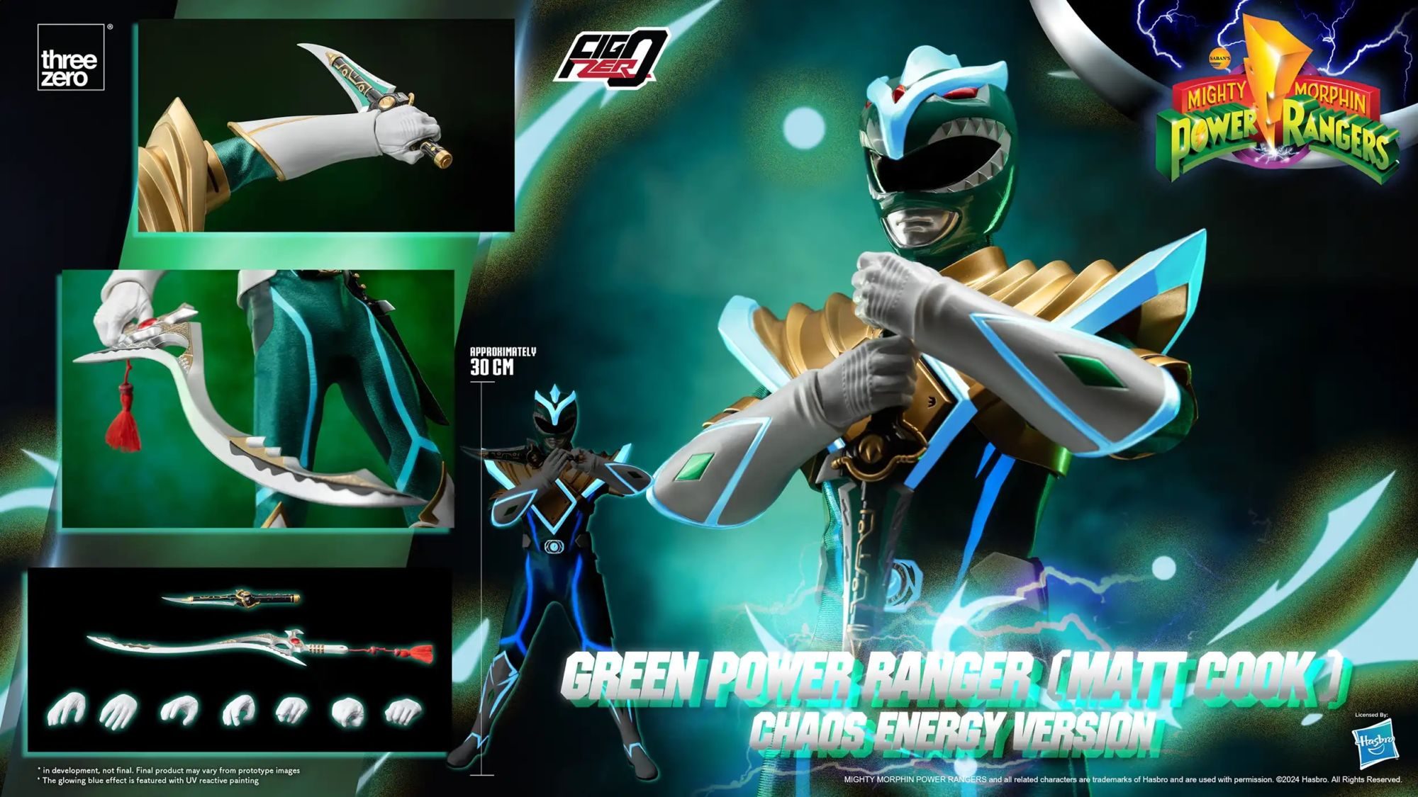 Threezero Brings Go Go Power Rangers Green Ranger (Matt Cook) to Life