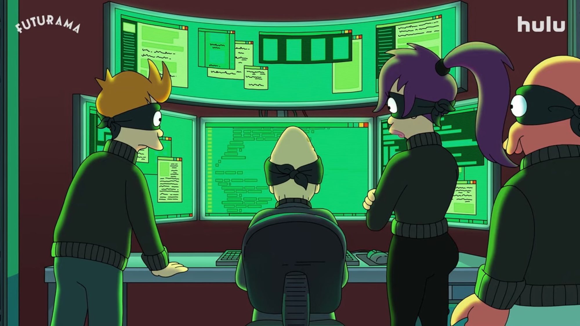 Futurama Bender Fry Profesor