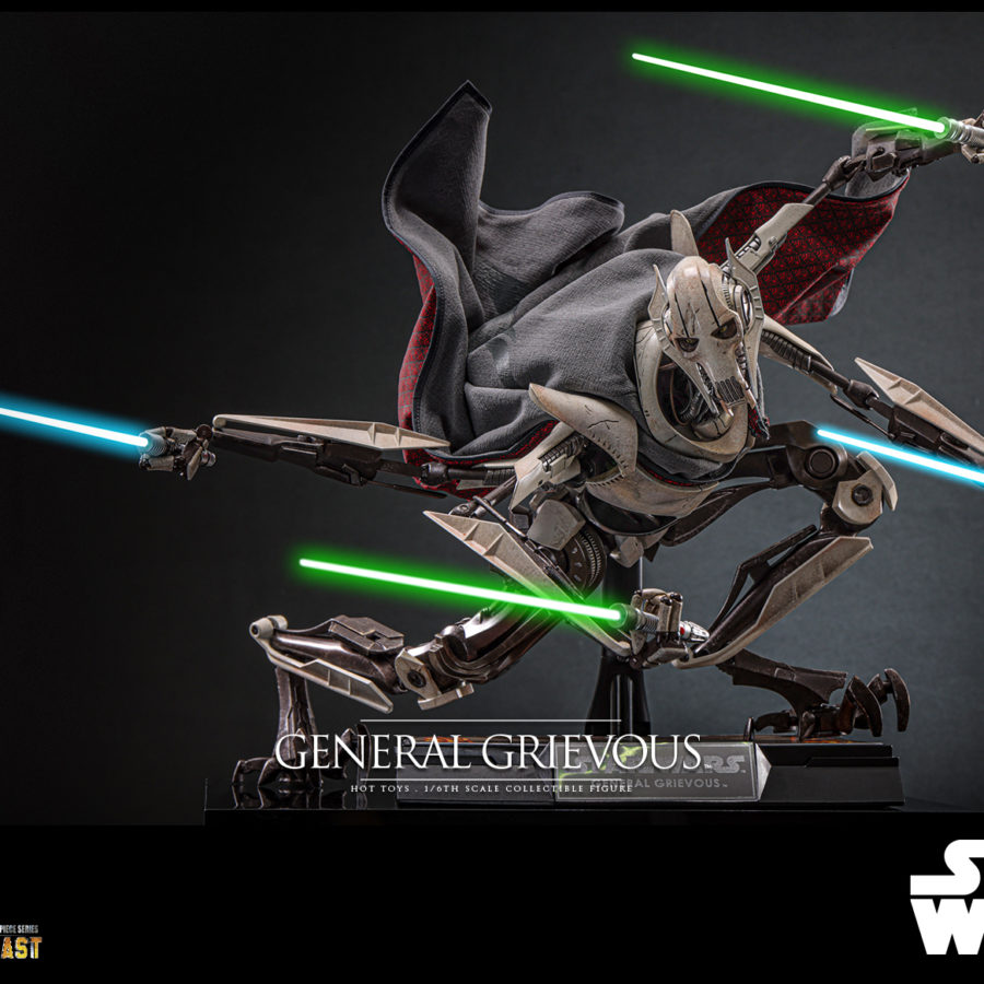 General Grievous Logo Hot Toys Unleashes The Fury Of A New 1/6 Star