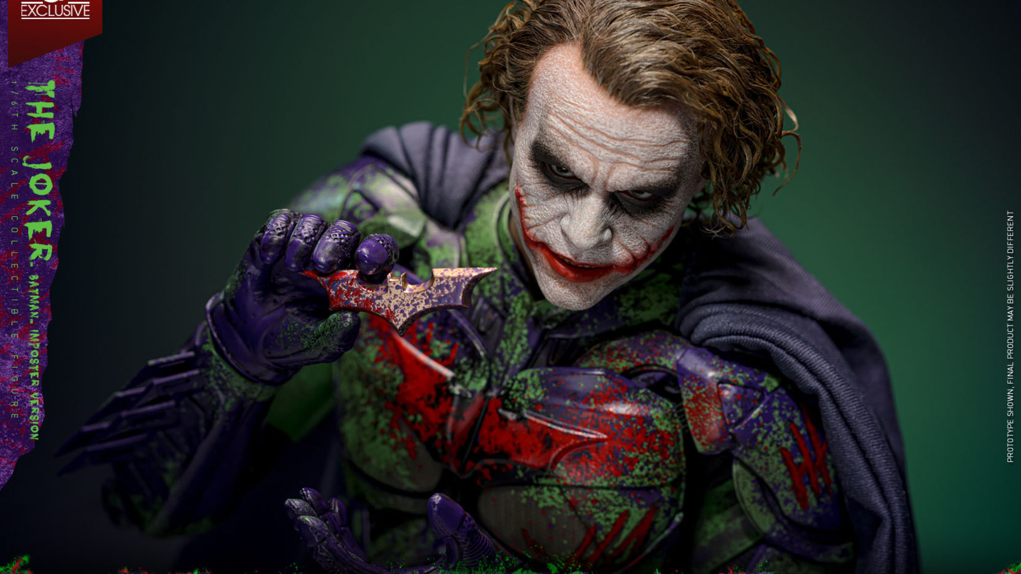 Heath Ledger’s Joker Becomes Batman with New Hot Toys 1/6 Figure