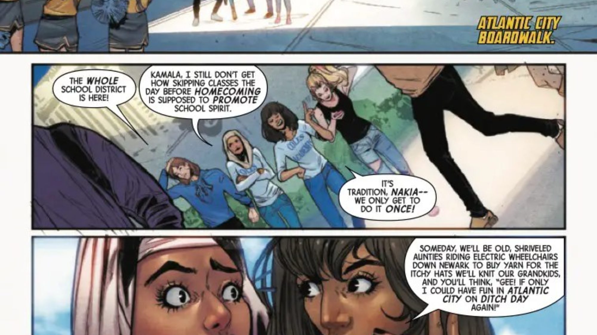 Ms. Marvel Annual #1 Preview: Multitude's Morality Mayhem