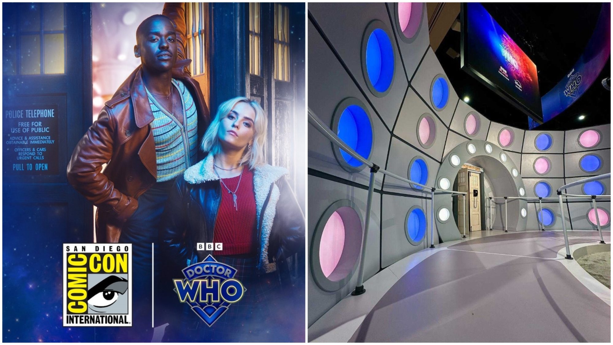 Doctor Who: TARDIS-Themed Immersive Booth Preview; SDCC Schedule