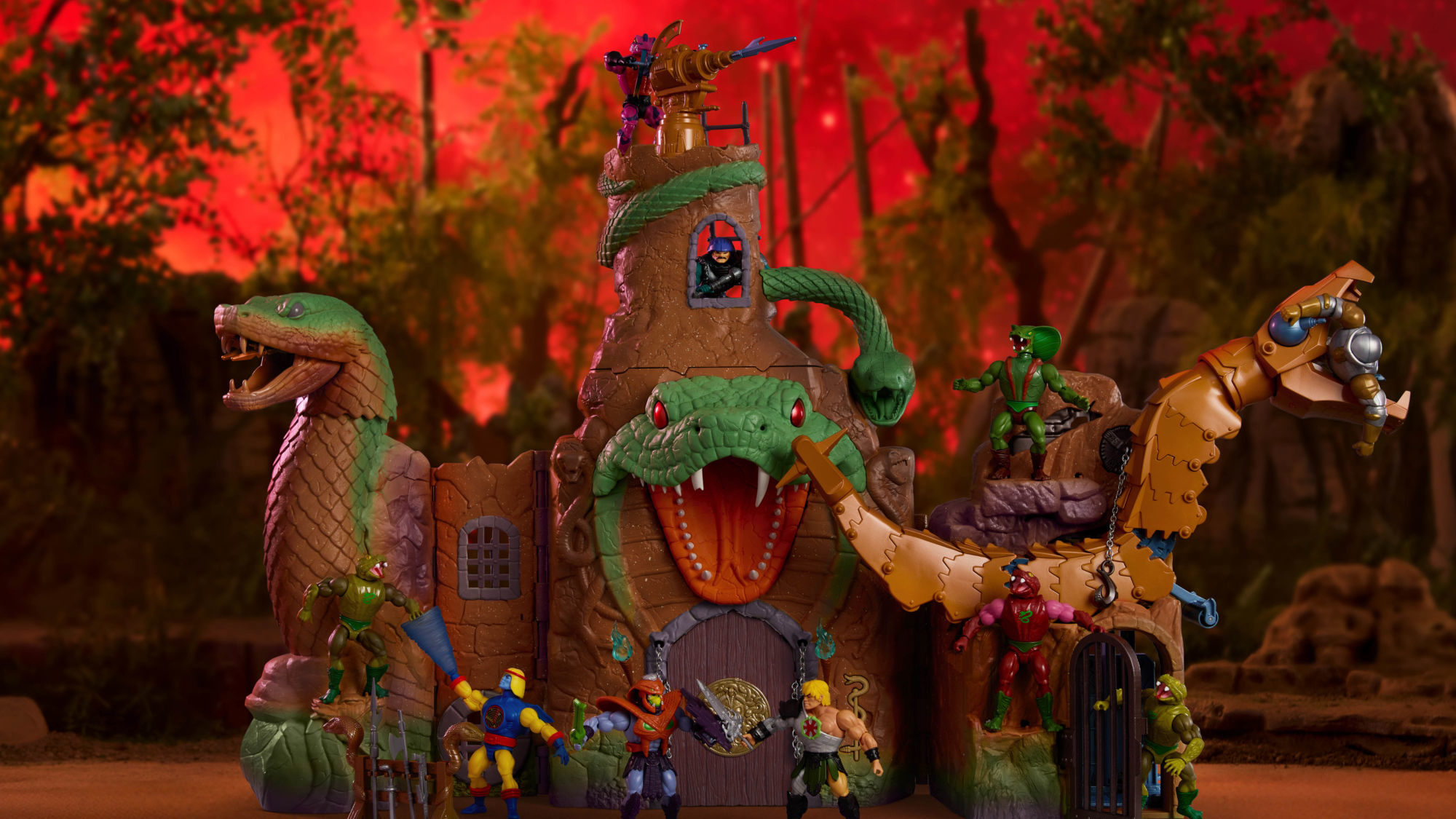 Masters of the Universe Origins Snake Lair Crowdfund Revealed