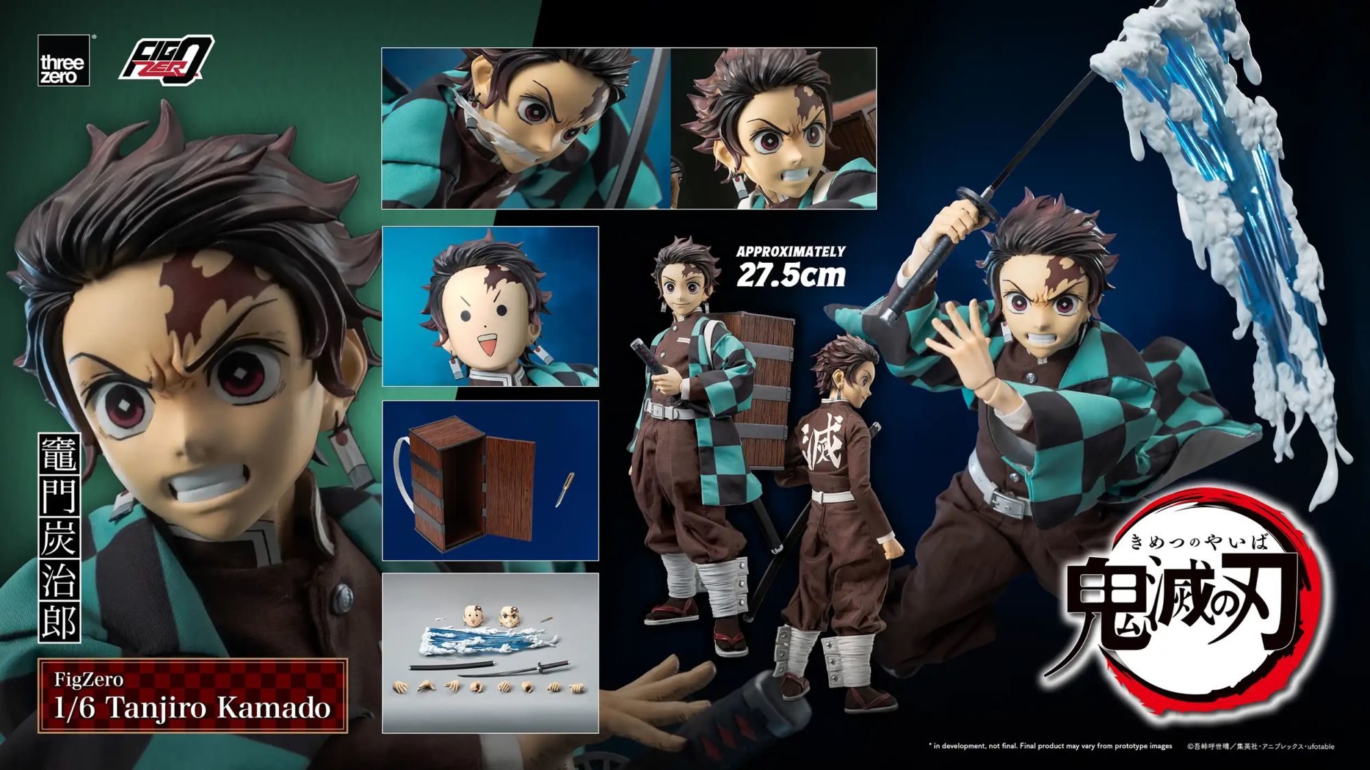Threezero Unveils New 1/6 Demon Slayer Tanjiro Kamado FigZero